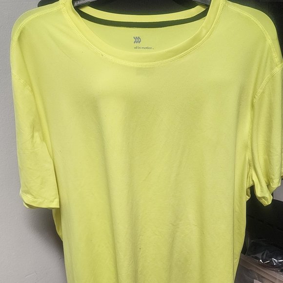 all in motion | Shirts | All In Motion Mens Bright Yellow Xl ...